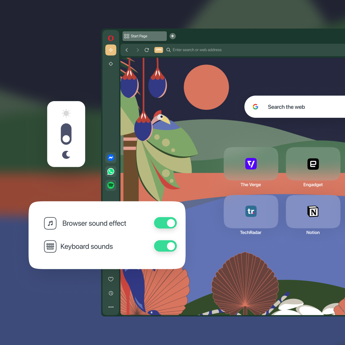 Opera Themes | Change the look, sound, and feel of your browser | Opera