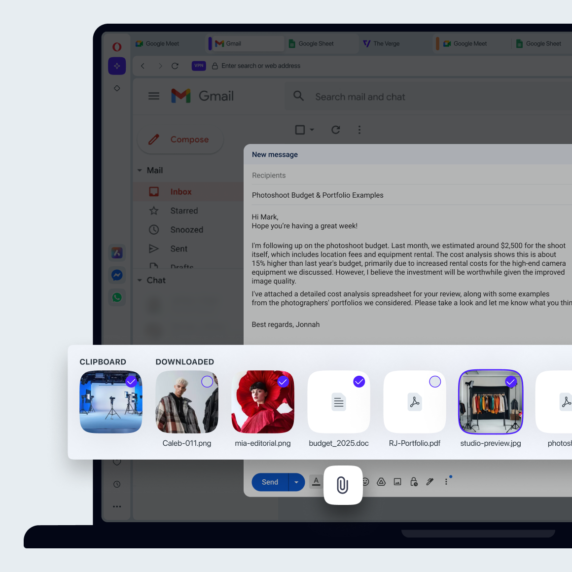 Easy Files in Opera | Attach files without fuss | Opera Browser