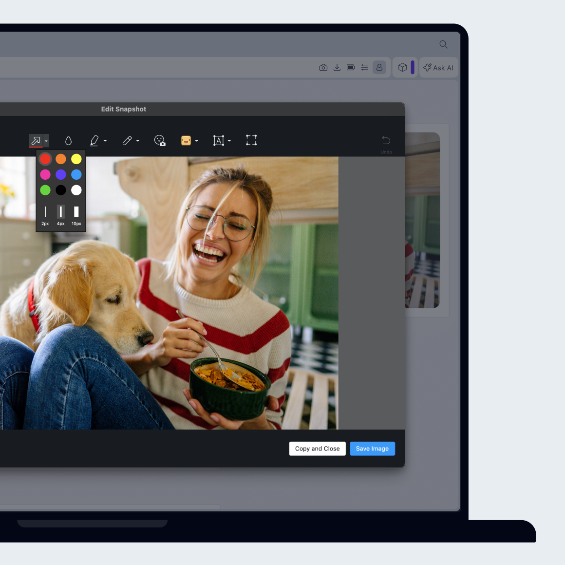 Browser with a built-in snapshot | Download here | Opera