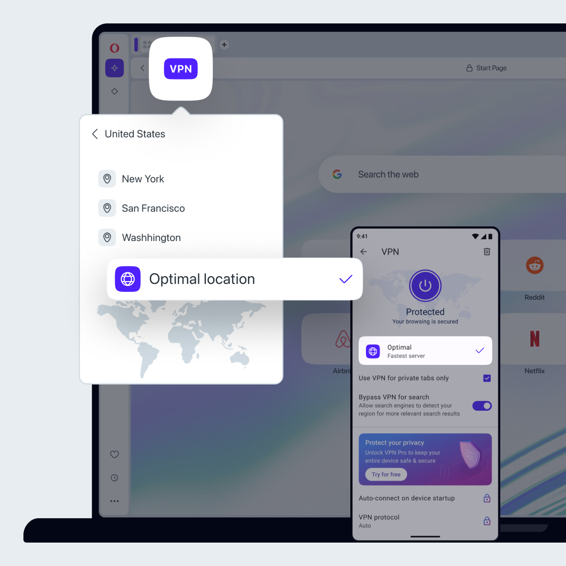 Free VPN | Browser with free VPN | Opera Browser