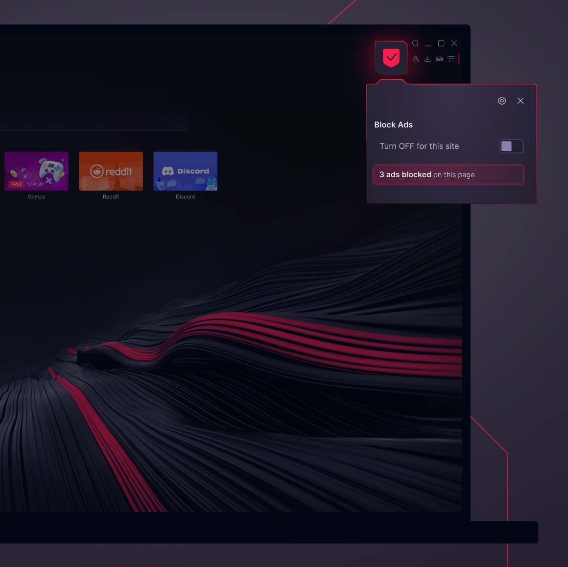 Free Ad Blocker in GX | Ad-free browsing | Opera GX