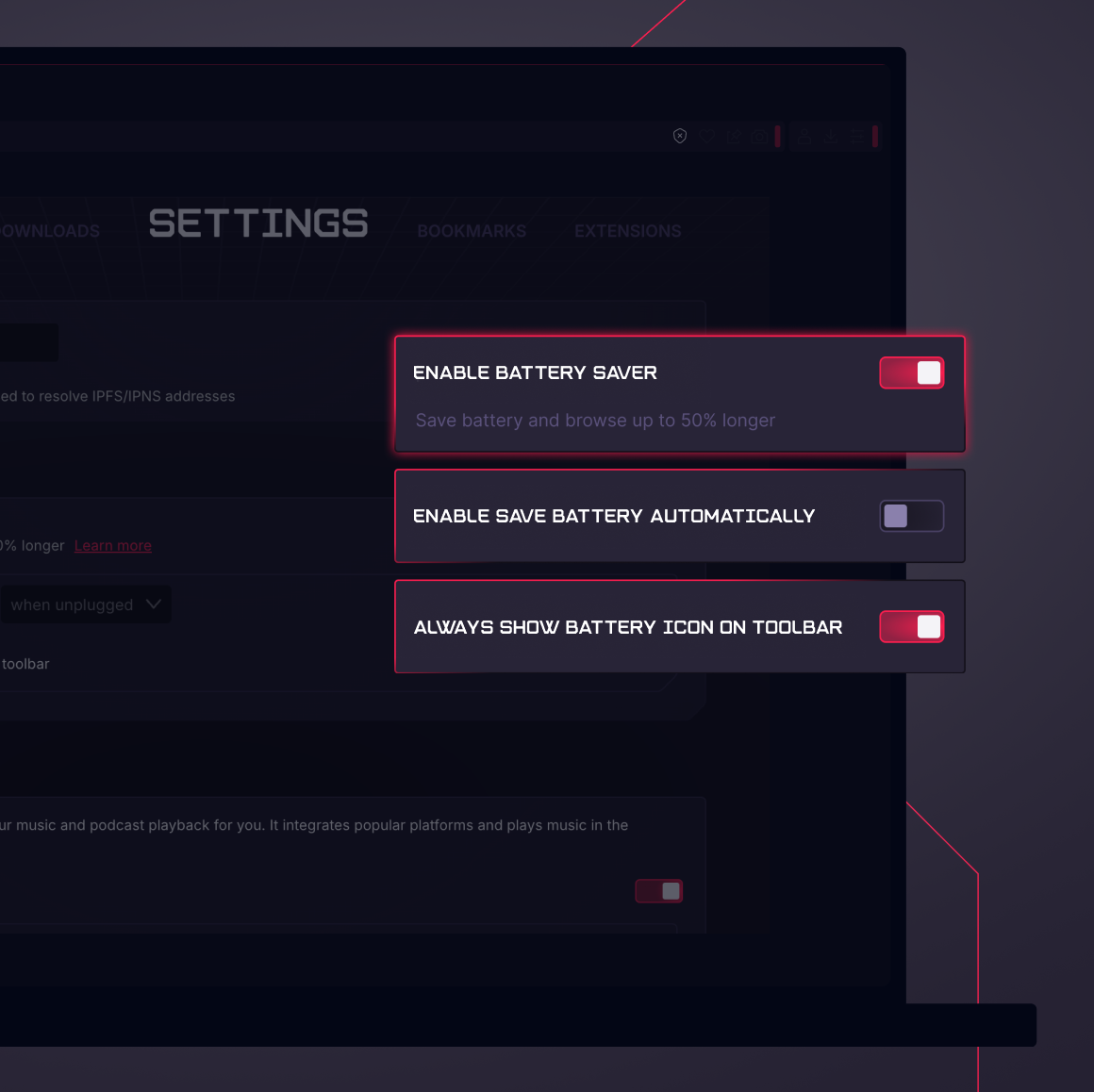 Battery Saver in GX | Browse longer unplugged | Opera GX