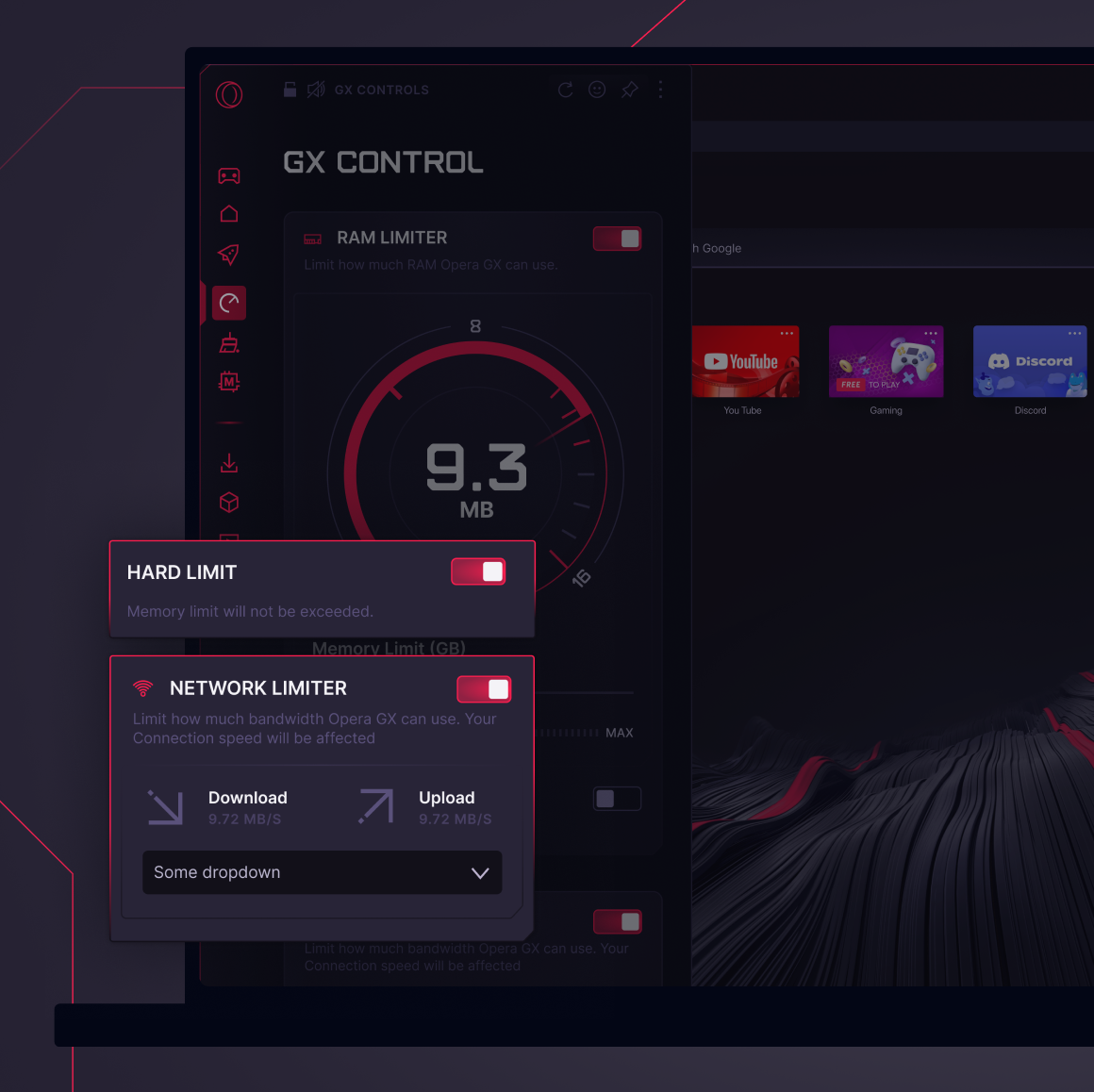GX Control | Tarayıcınızın performansını kontrol edin | Opera GX