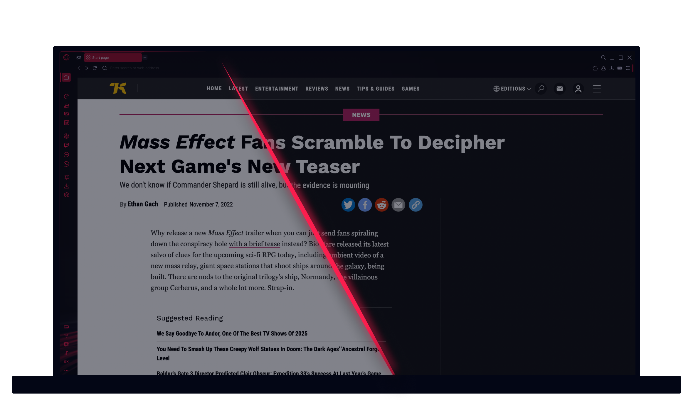 Force Dark Pages | Dark mode on any webpage | Opera GX
