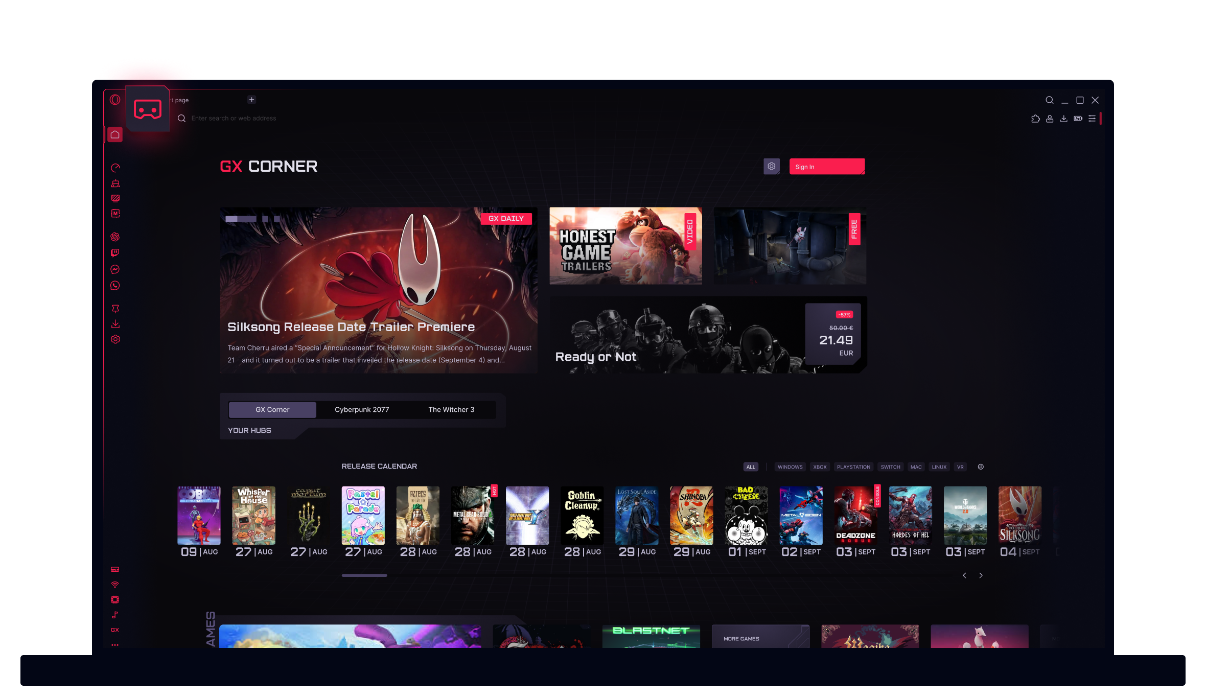 GX Corner | Games, releases and news | Opera GX