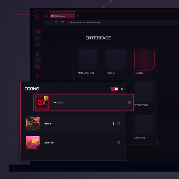 GX Mods | Customize your browser | Opera GX