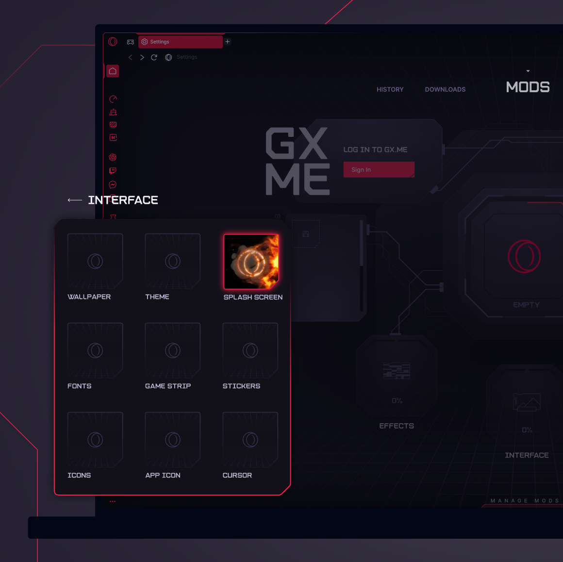 GX Mods | Customize your browser | Opera GX