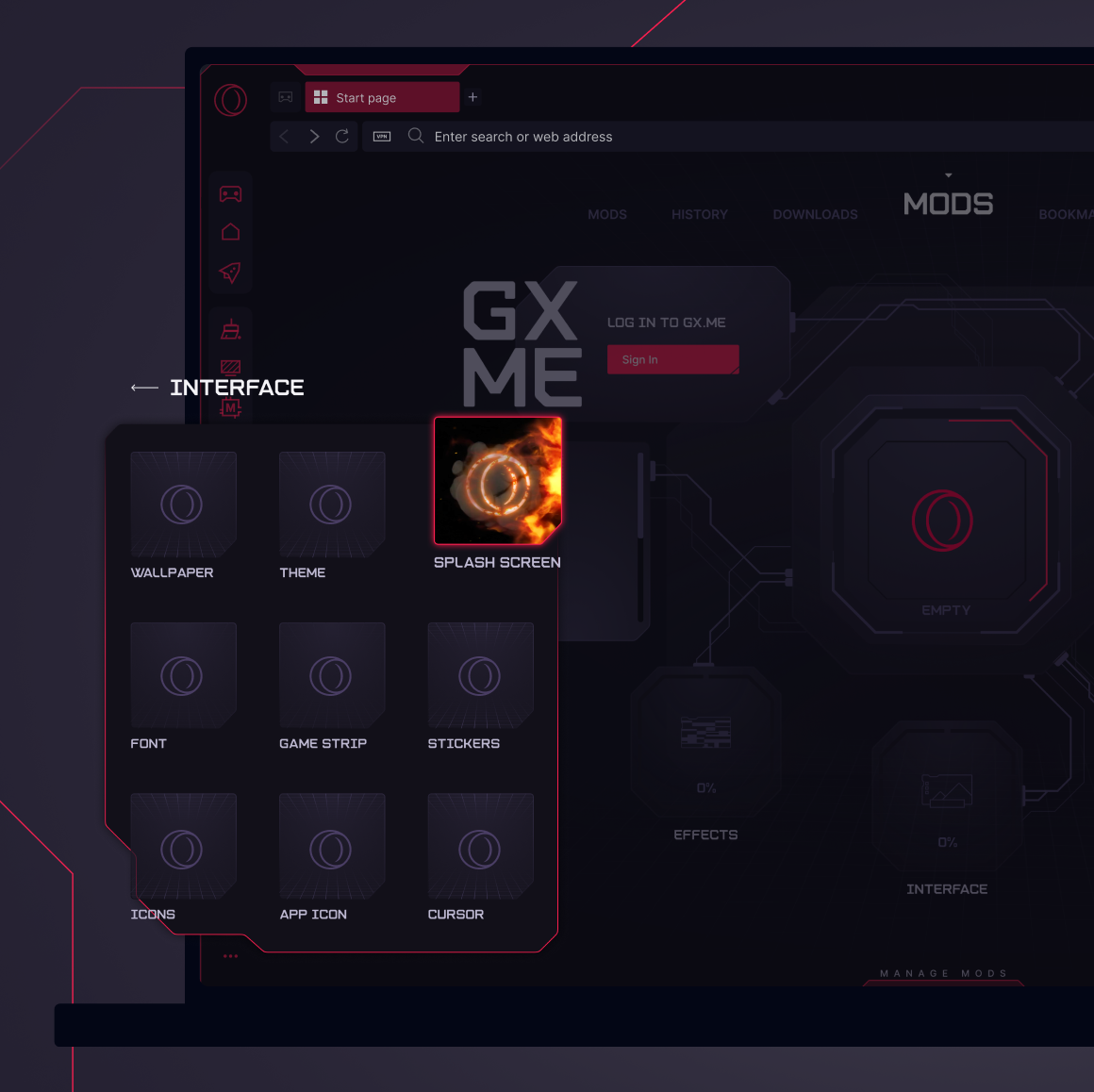 GX Mods | Customize your browser | Opera GX