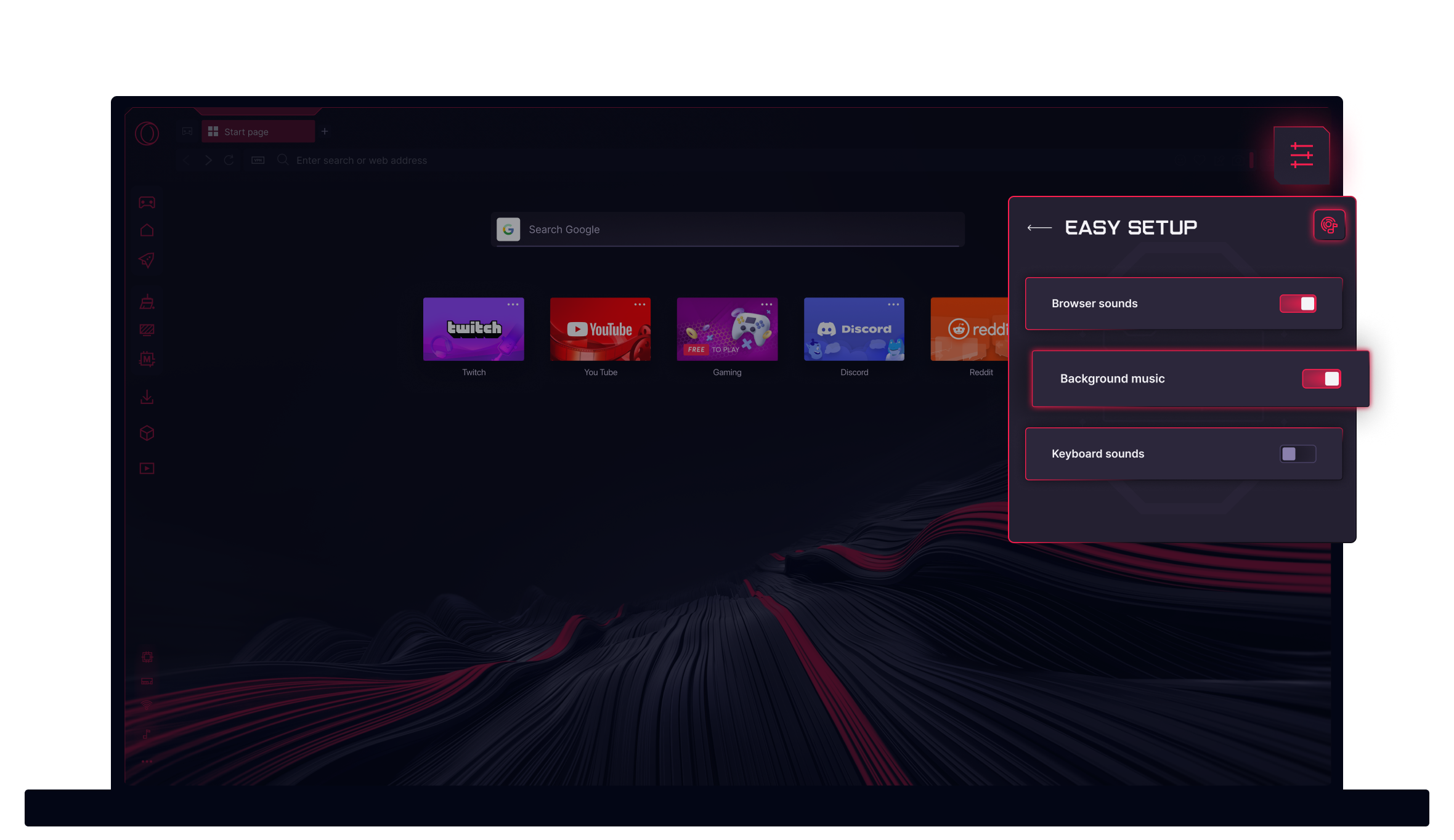 Background Music in GX | Silence is boring | Opera GX