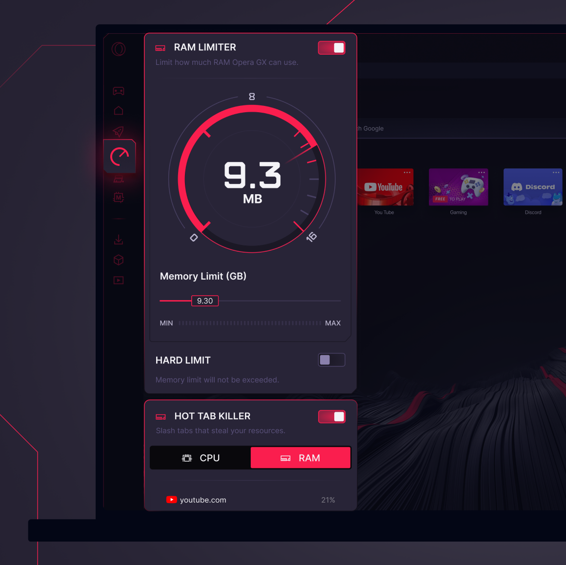 Network Limiter | Control your browser’s bandwidth | Opera GX