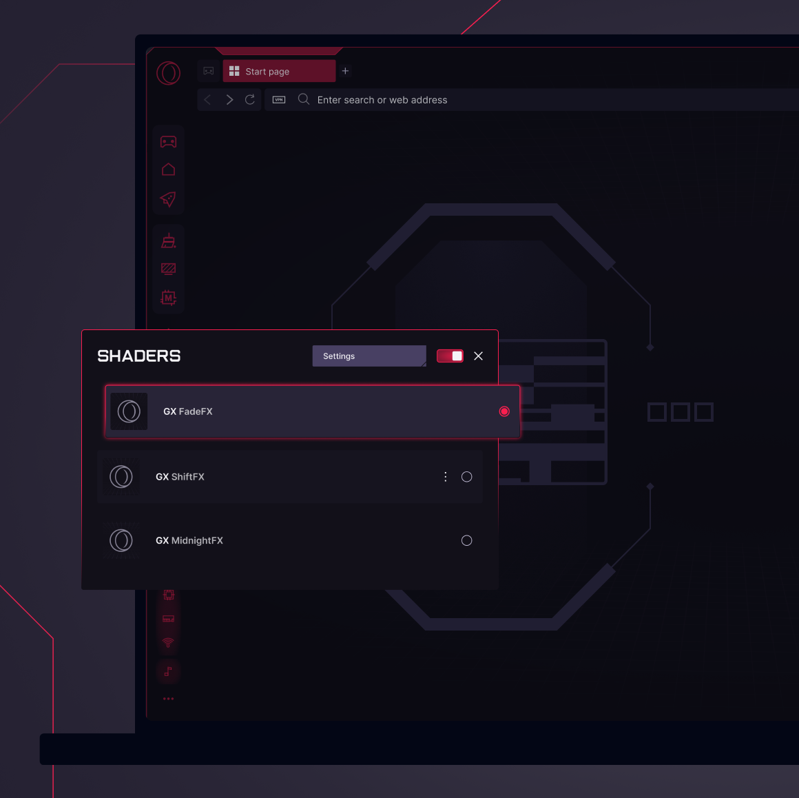 Шейдеры GX | Визуальные эффекты на всех сайтах | Opera GX