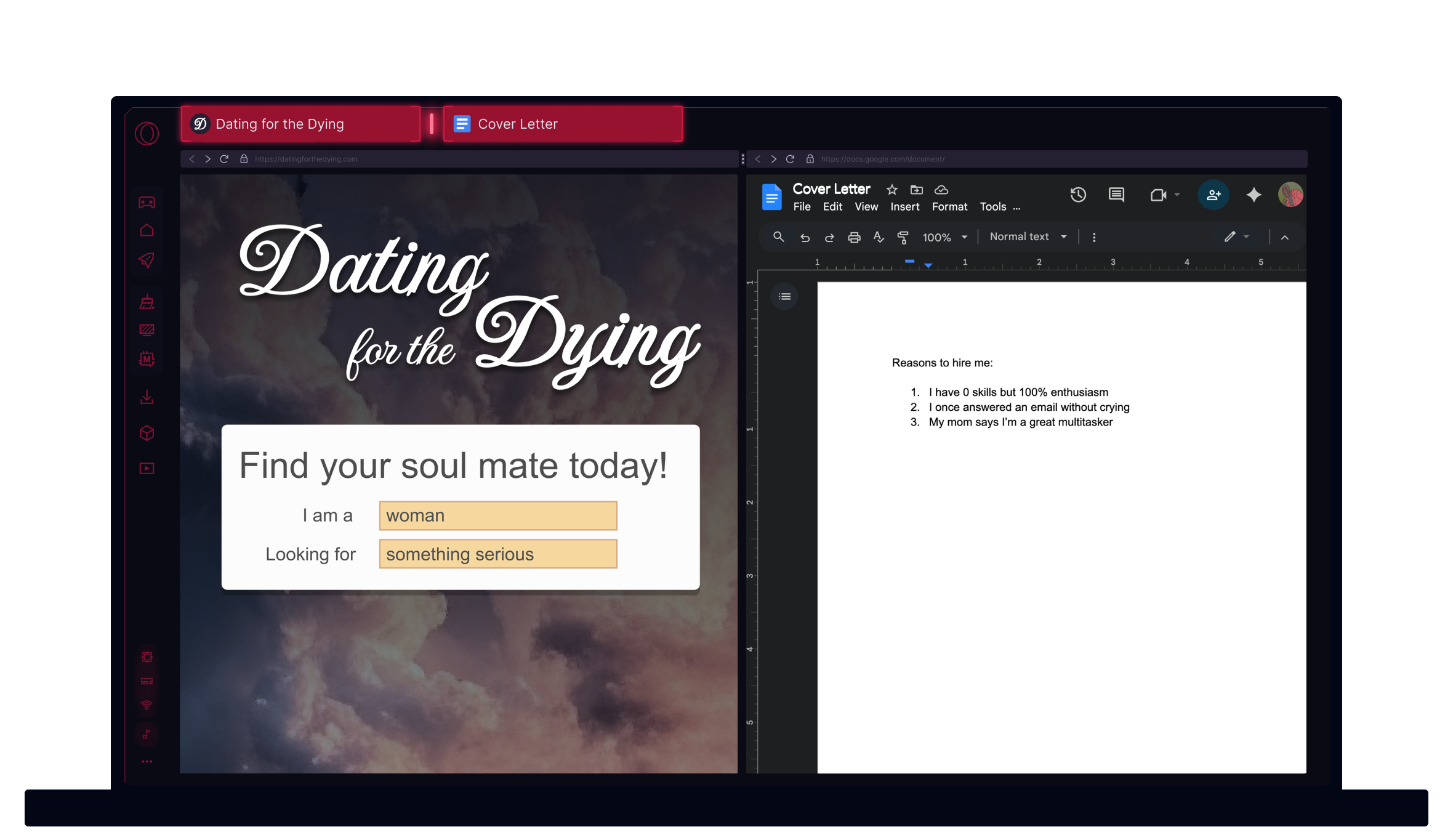 Split Screen in GX | Multitasking made easy | Opera GX