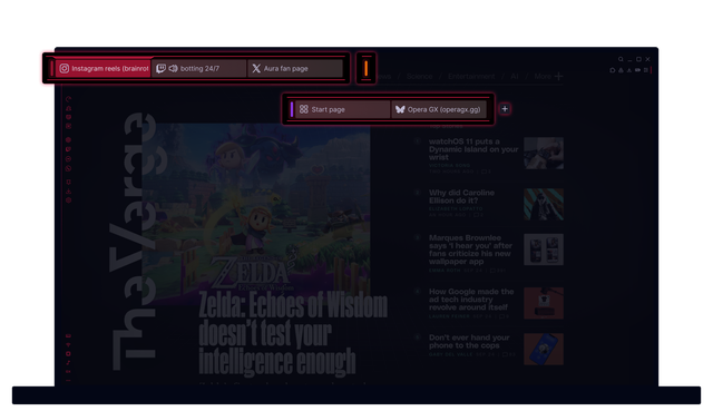 Tab Islands in GX | Control your tab chaos | Opera GX