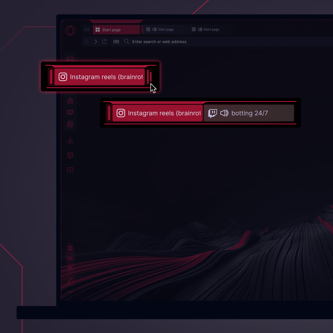 Tab Islands in GX | Control your tab chaos | Opera GX