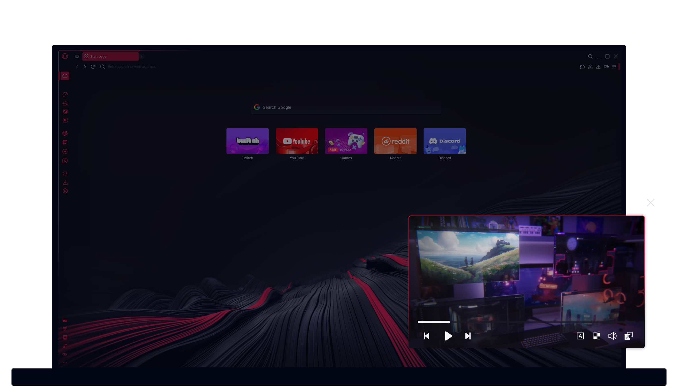 Video Popout | Floating video player in your browser | Opera GX