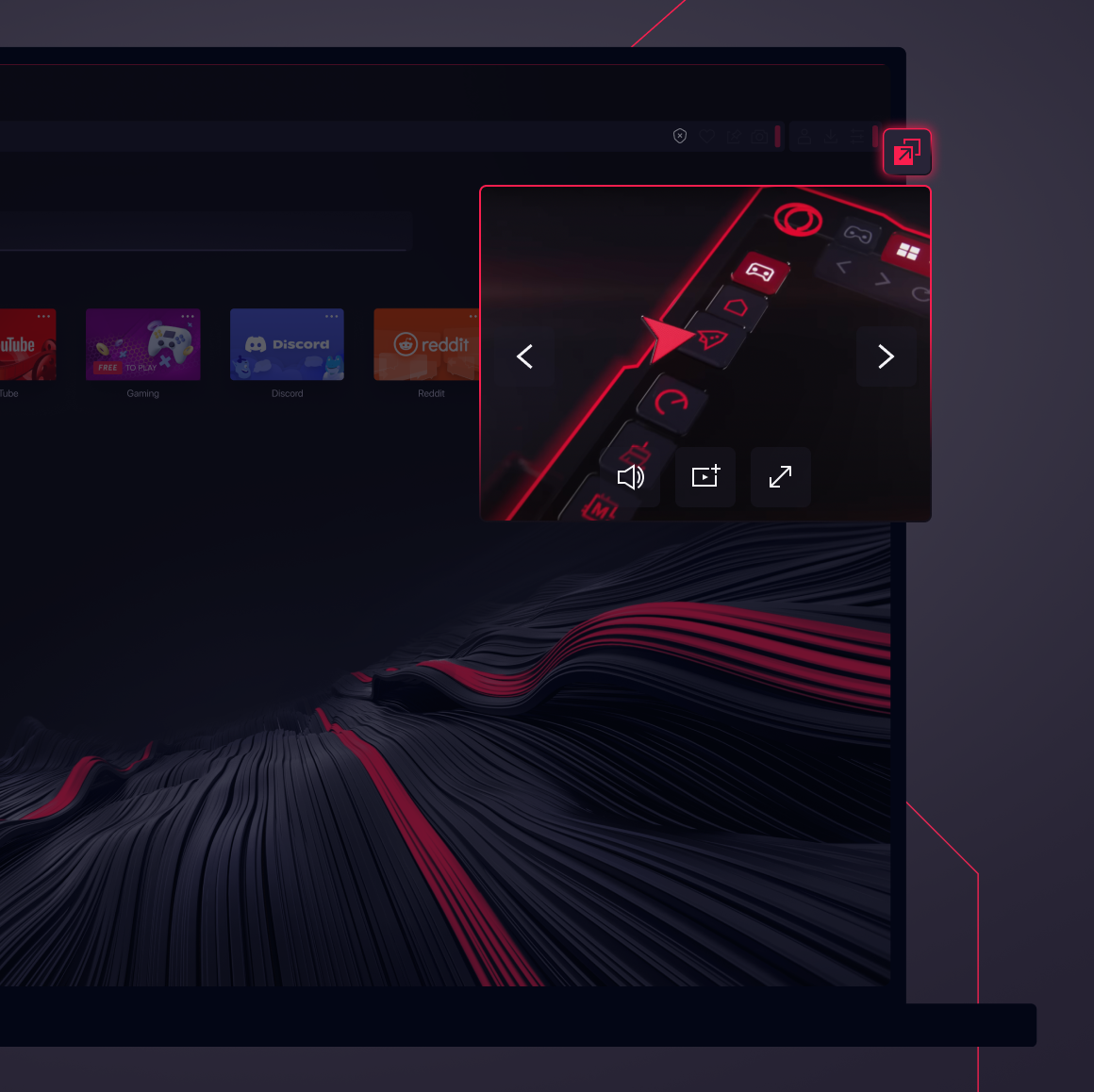 Video Popout | Floating video player in your browser | Opera GX