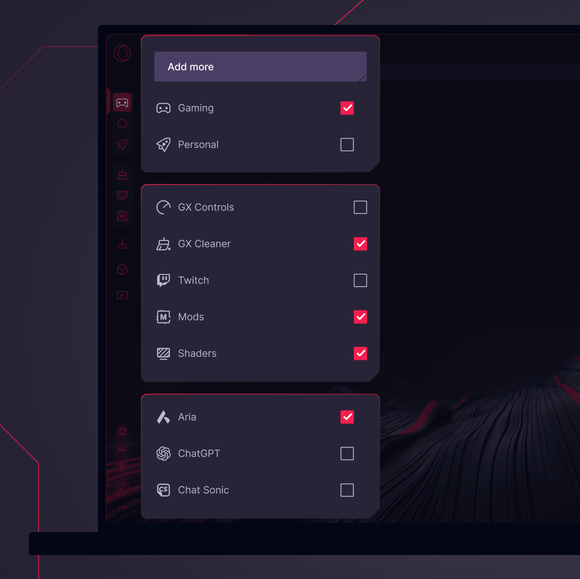 Espaços de trabalho no GX | Simplificar a navegação com grupos de guias ...