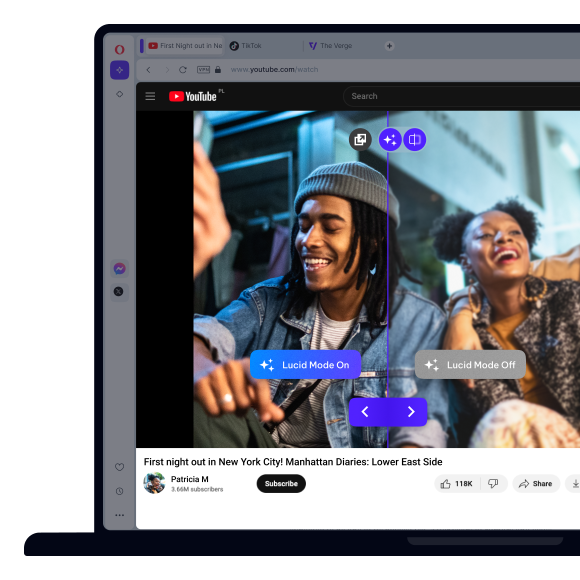 Lucid Mode | Free video enhancer | Opera Browser