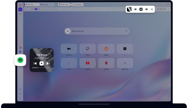 Player in Opera | Music player in your browser | Opera