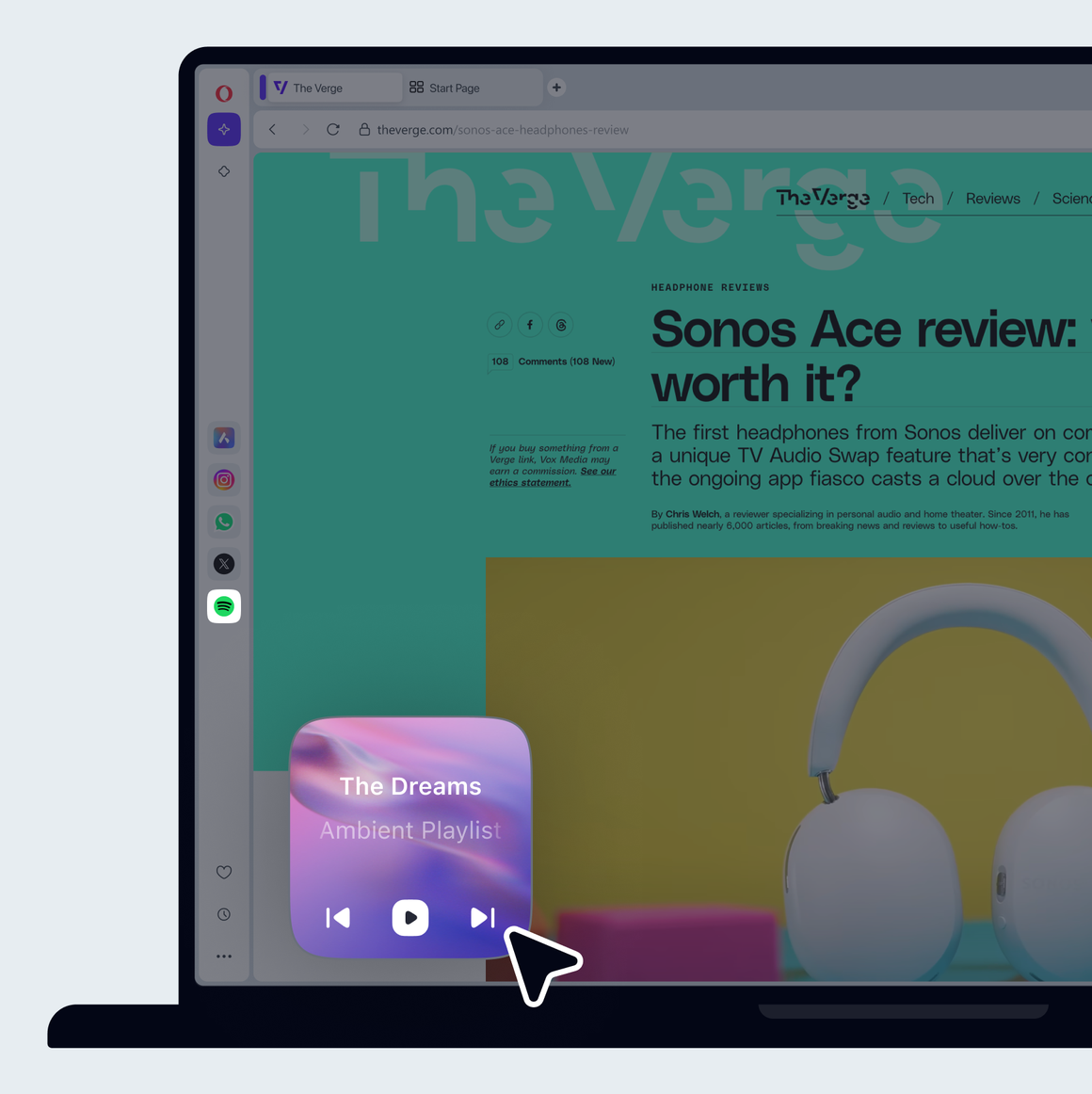 Player in Opera | Music player in your browser | Opera Browser