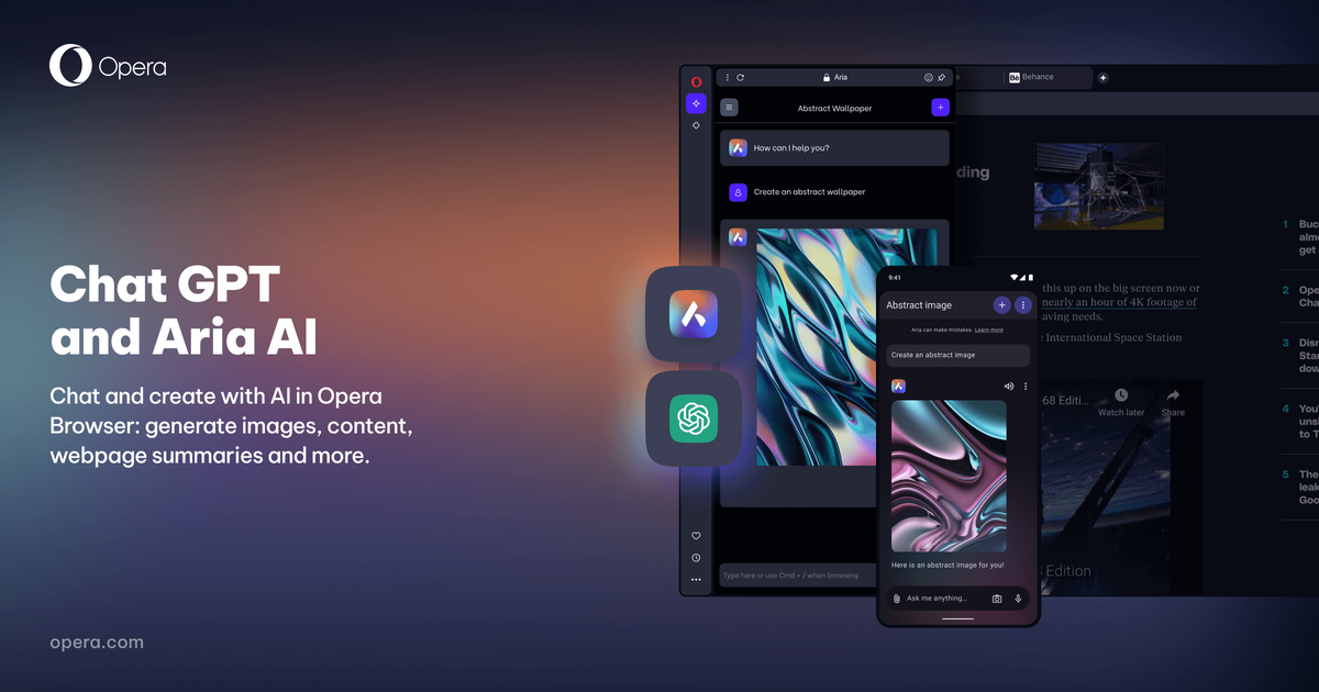 Browser AI | Chat and create with AI in Opera | Opera