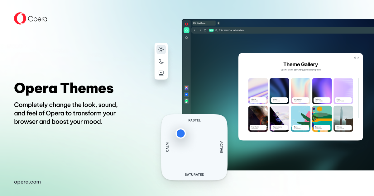 Opera Themes | Change the look, sound, and feel of your browser | Opera