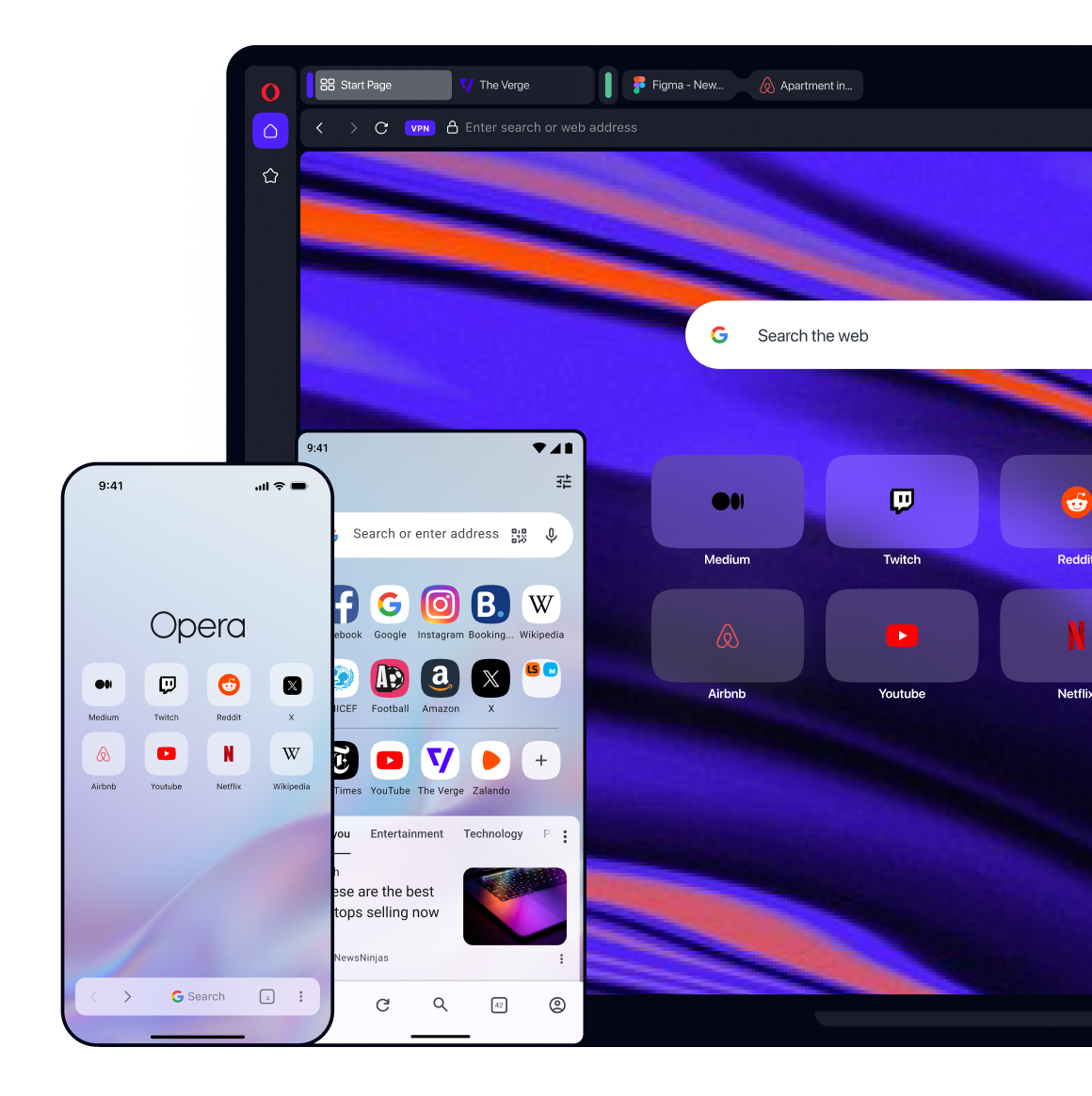 Opera | Meilleur navigateur pour Windows, macOS, Linux et mobile | Opera