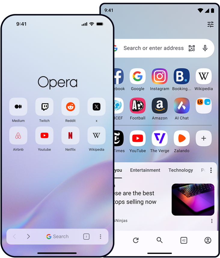 Browser features | Opera features overview | Opera