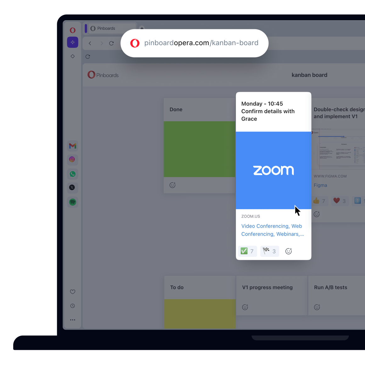 Pinboards | Collect, organize & share | Opera Browser
