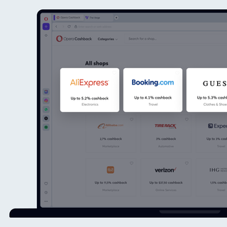 Opera Cashback | Get your money back | Opera browser