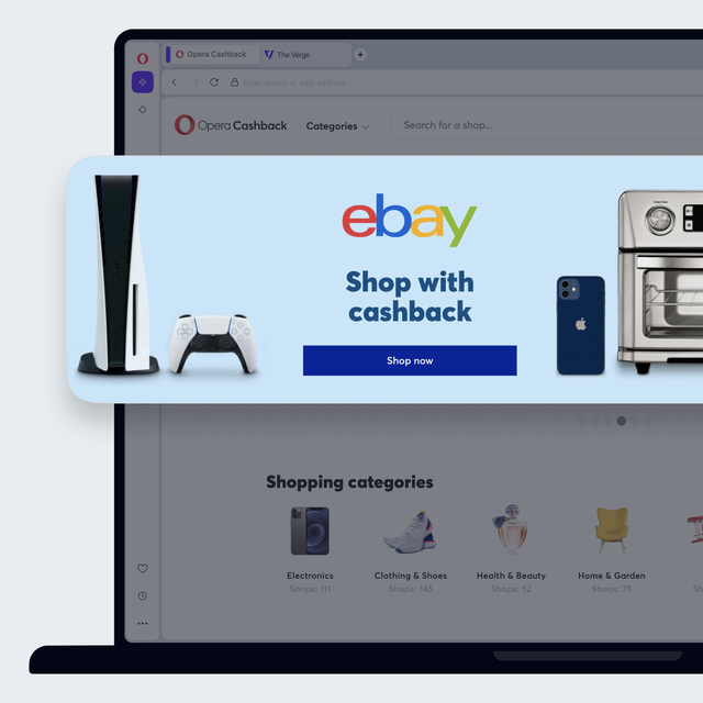 Opera Cashback | Get your money back | Opera browser