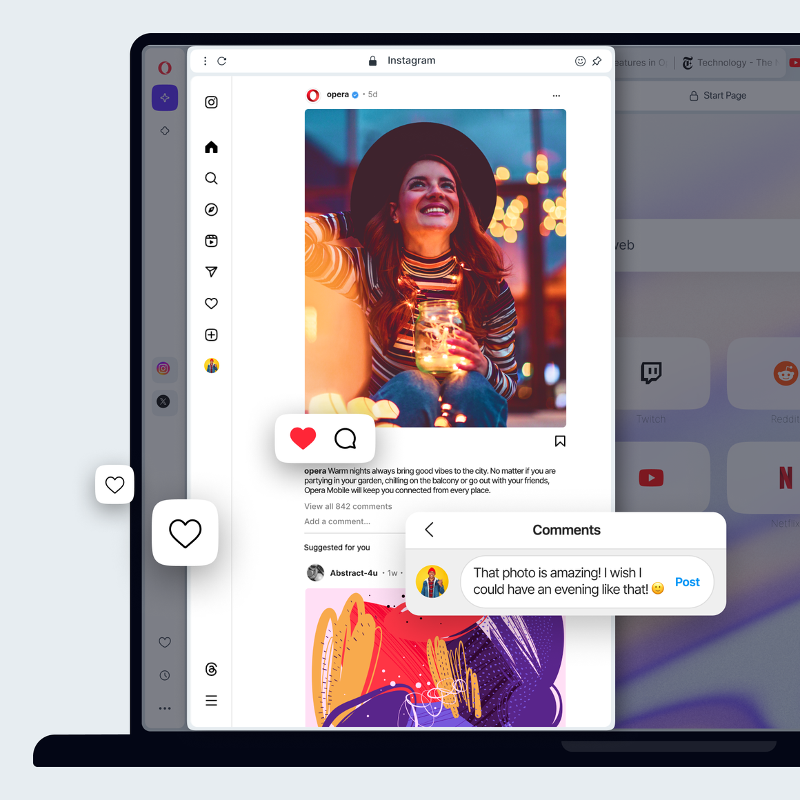 Instagram in Opera | Post, view, and message on desktop | Opera Browser