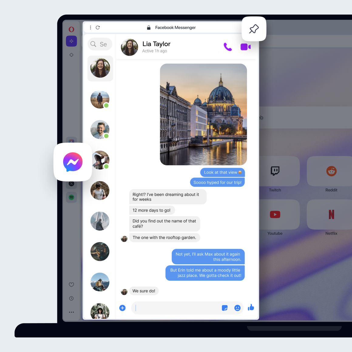 Messenger in Opera | Facebook Messenger on desktop | Opera Browser