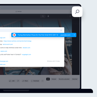 Search in Tabs | Find the tab you want | Opera Browser