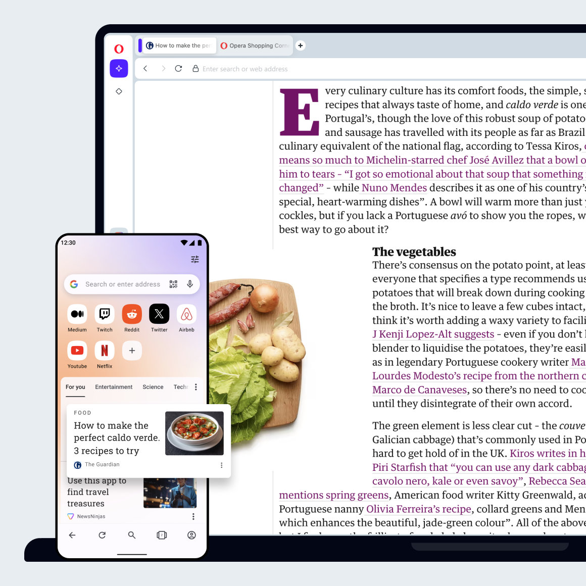 Sync browsing data in the Opera browser | Opera Browser