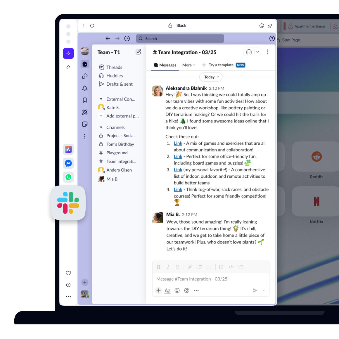 Integrated Messengers | WhatsApp, Slack, Discord, Bluesky, Telegram ...