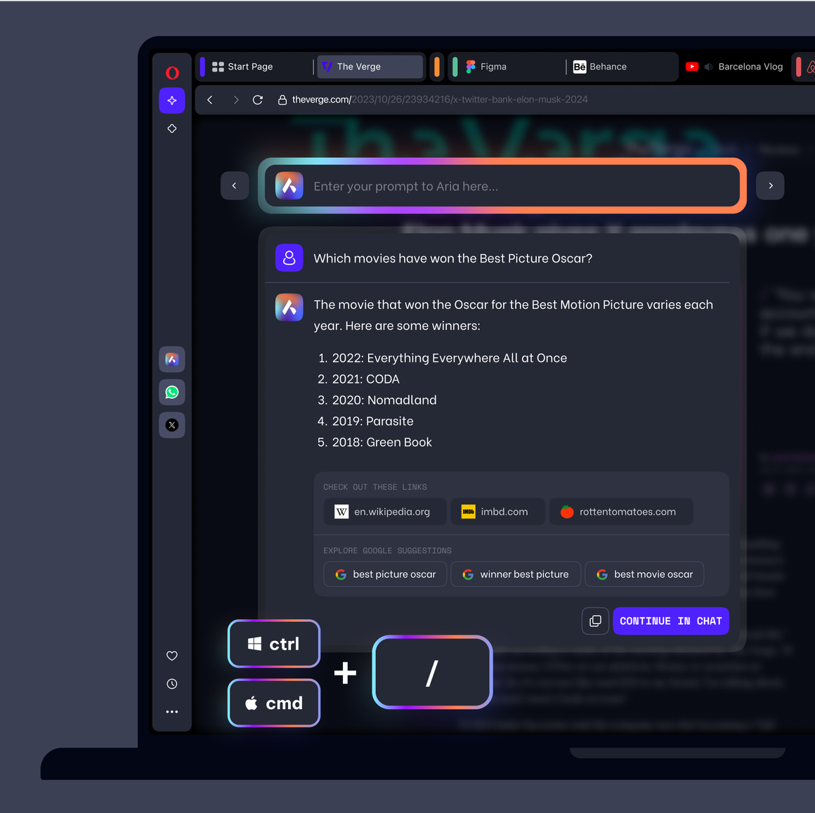 Browser AI | Chat and create with AI in Opera | Opera Browser AI | Chat and create with AI in Opera | Opera