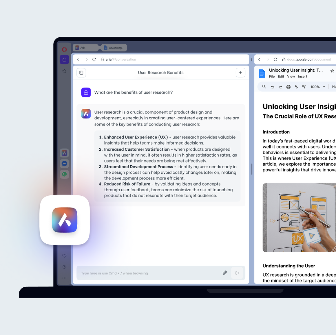 Split Screen | Dual window browser | Opera