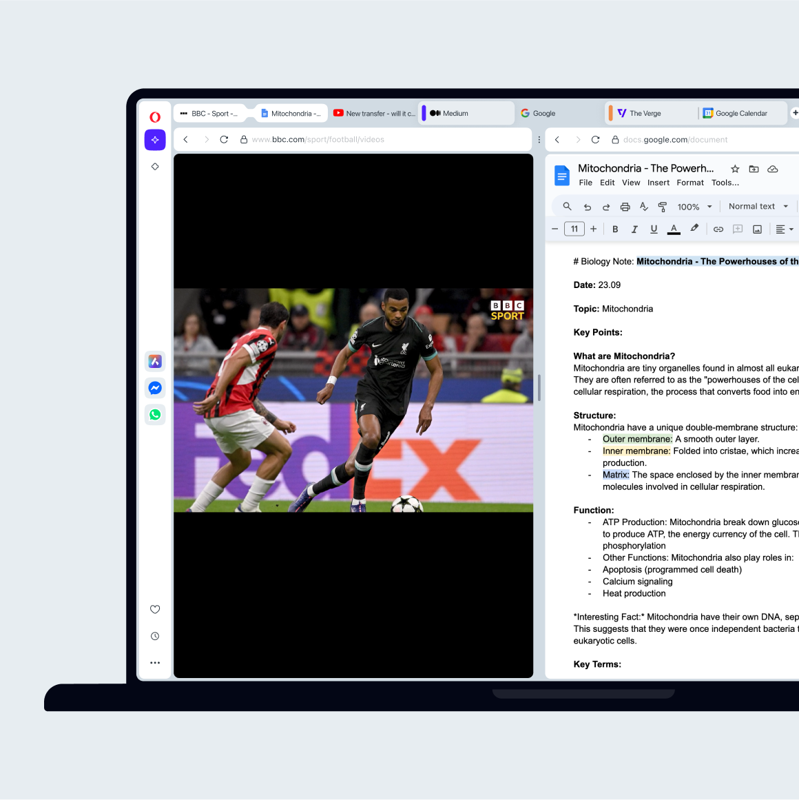 Split Screen | Dual window browser | Opera